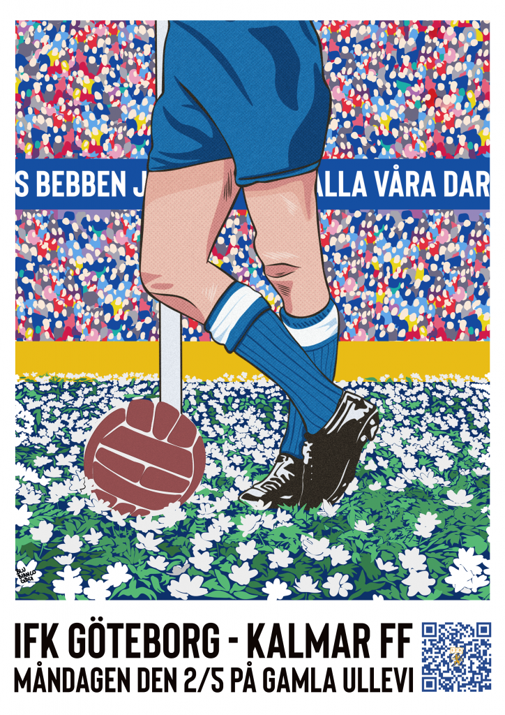 Poster till Bebben-matchen | IFK Göteborg – Hela stadens lag