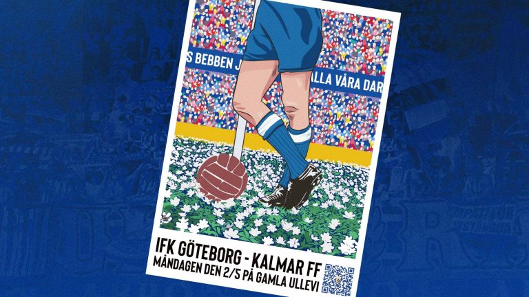 Poster till Bebben-matchen | IFK Göteborg – Hela stadens lag